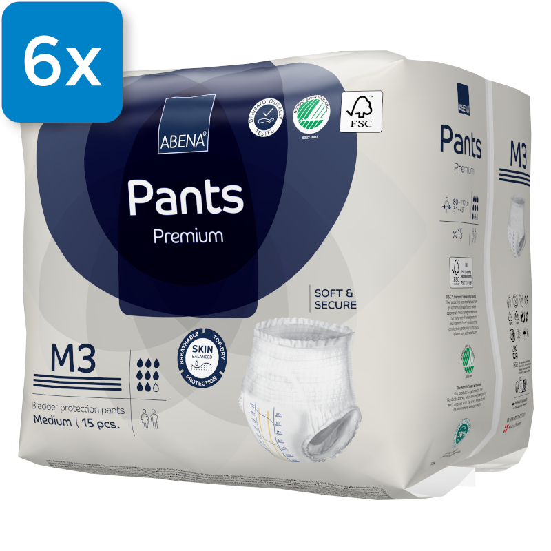 Abena Pants Premium M3 (6 x 15 Stück) günstig kaufen – Inkontinenz ...
